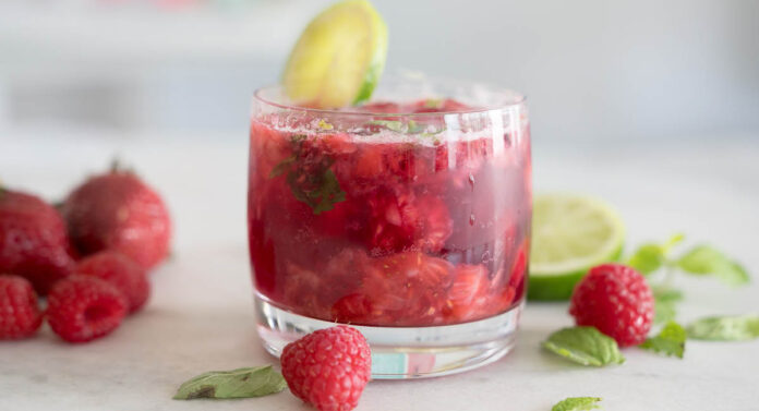 Mixed Berry Kombucha Mojito Mocktail | IMPACT Magazine